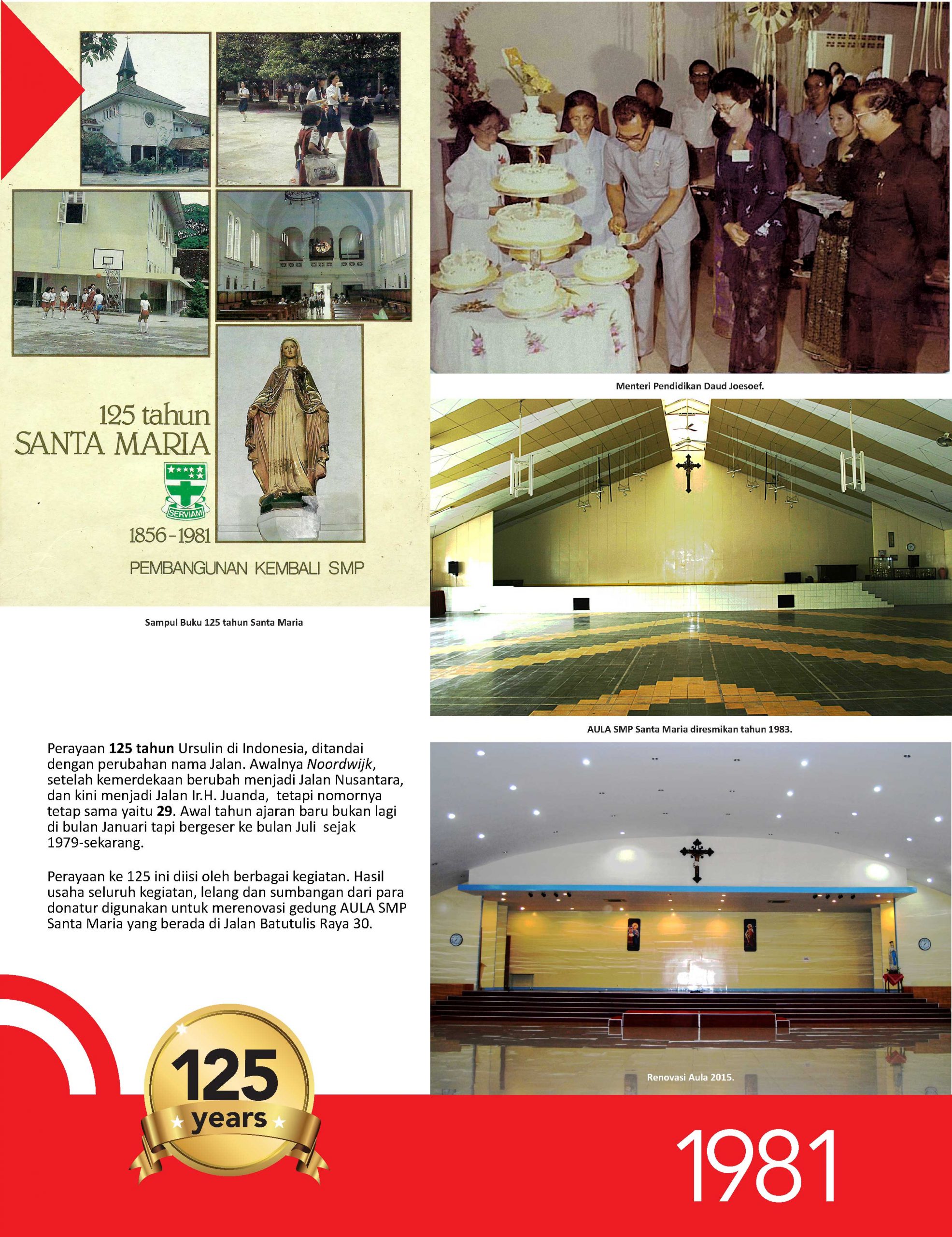 Sejarah Santa Maria – Kampus Santa Maria – Official website